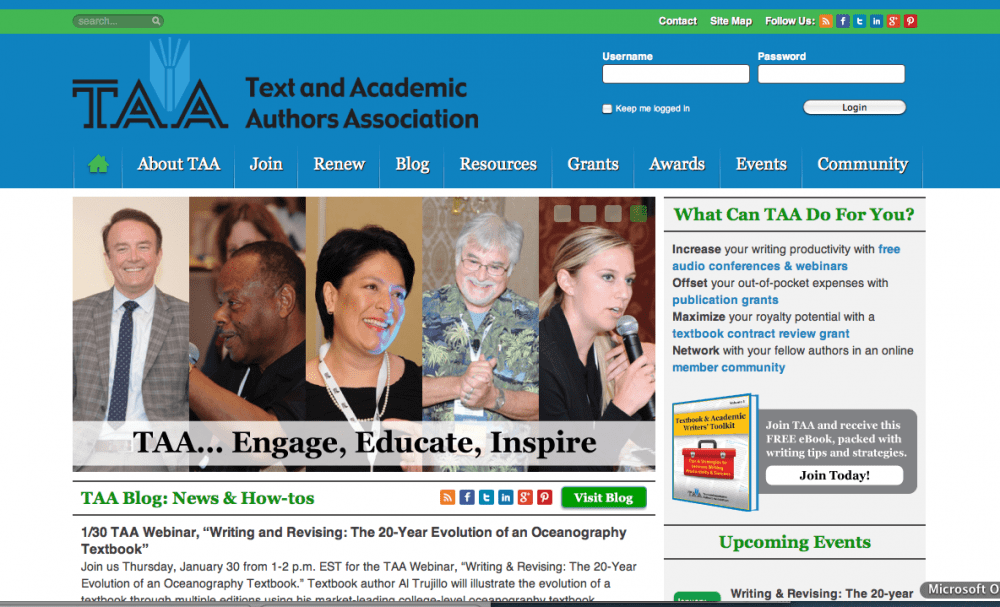 TAA launches new website and online member community » Abstract