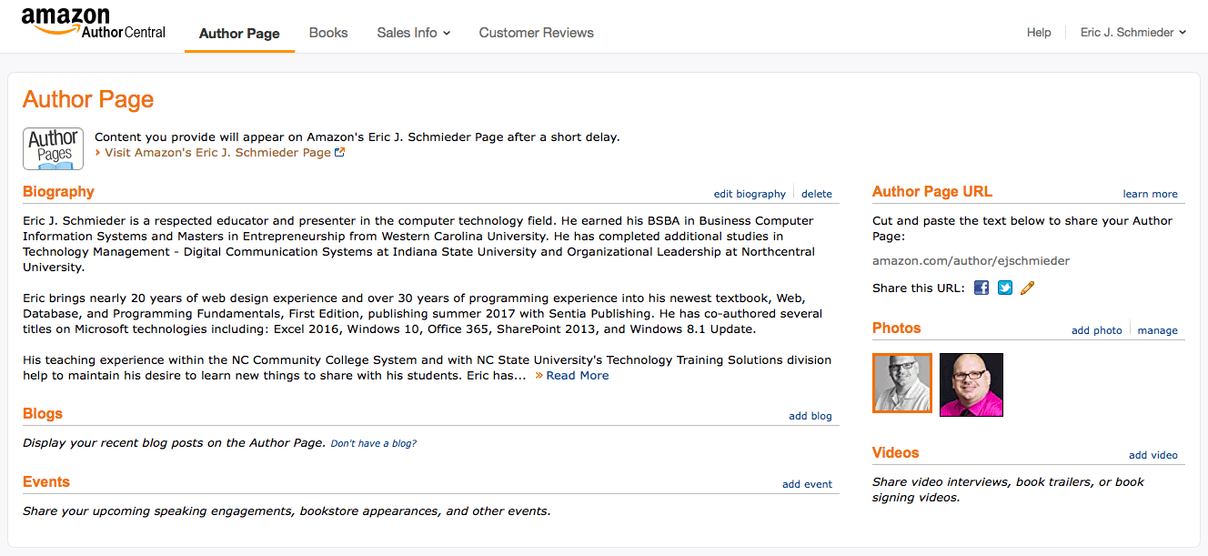 How-to: Creating author pages on Facebook, Amazon, and Goodreads