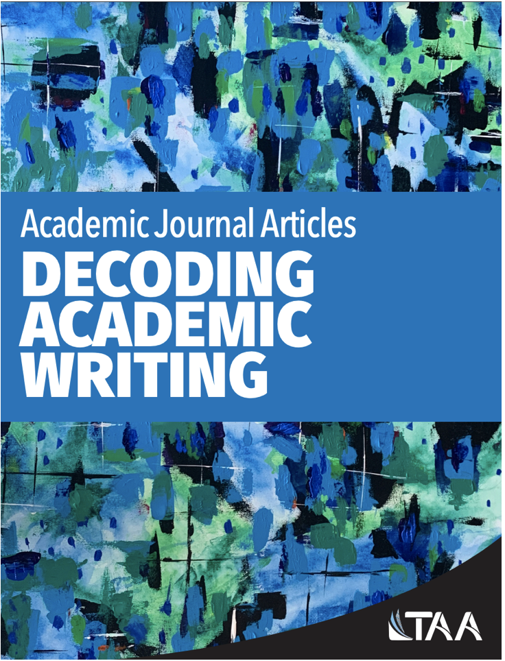 TAA Launches New eBook on Academic Writing » Abstract